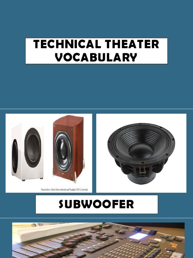 Technical Theater Vocabulary Under 40 Characters | PDF