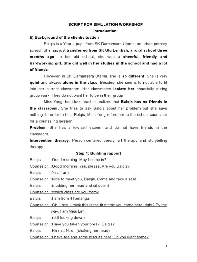 Simulation Script | PDF | Duck | The Ugly Duckling