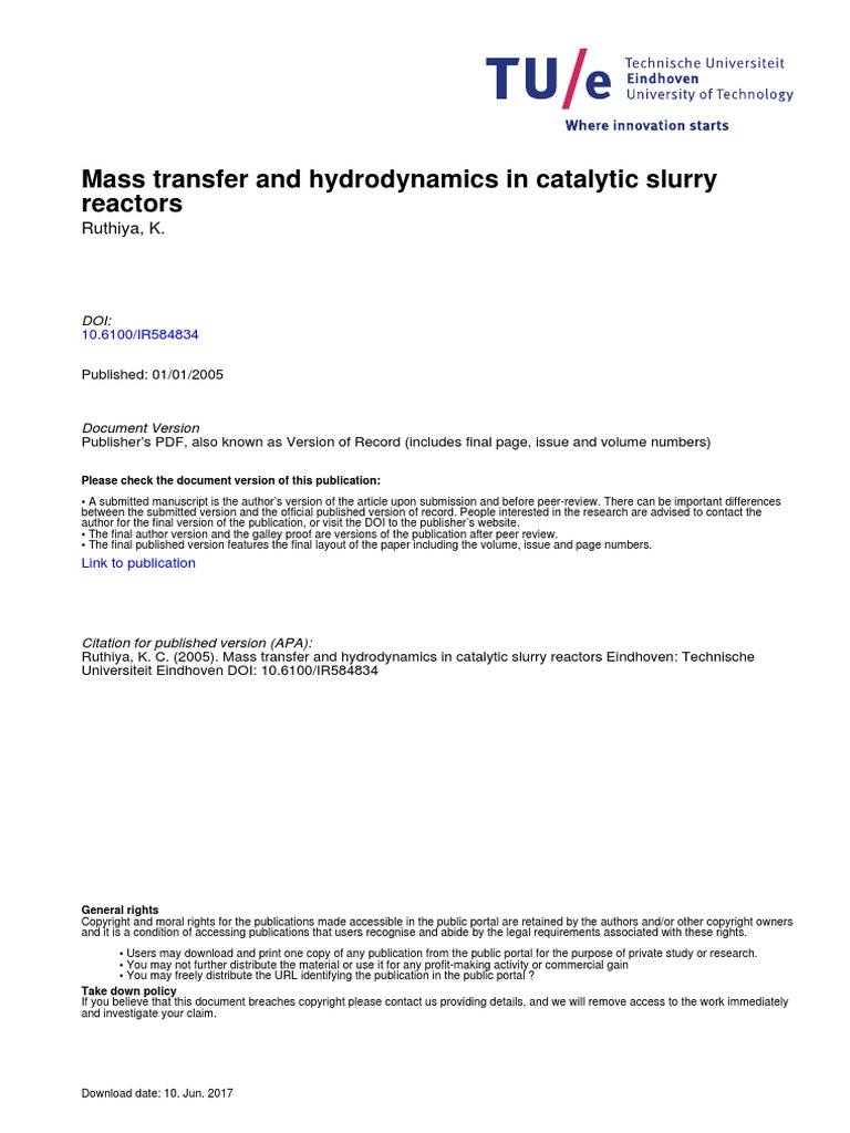 Slurry 2 | PDF | Catalysis | Gases
