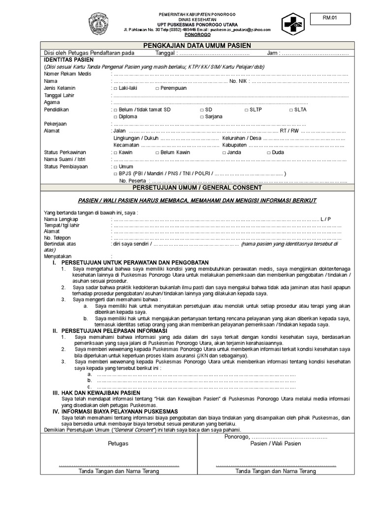 Rekam Medik Rawat Jalan Puskesmas