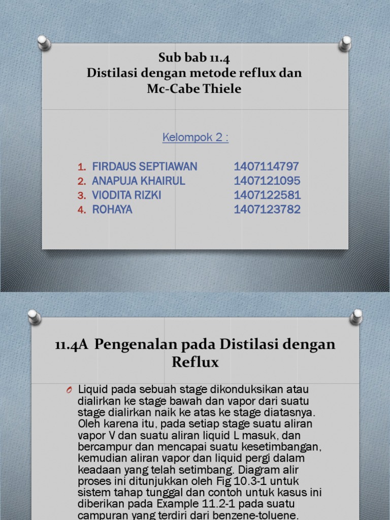 OTK 3 KELOMPOK 2 (11.4 Distilasi Dengan Metode Reflux Dan Mc-Cabe ...