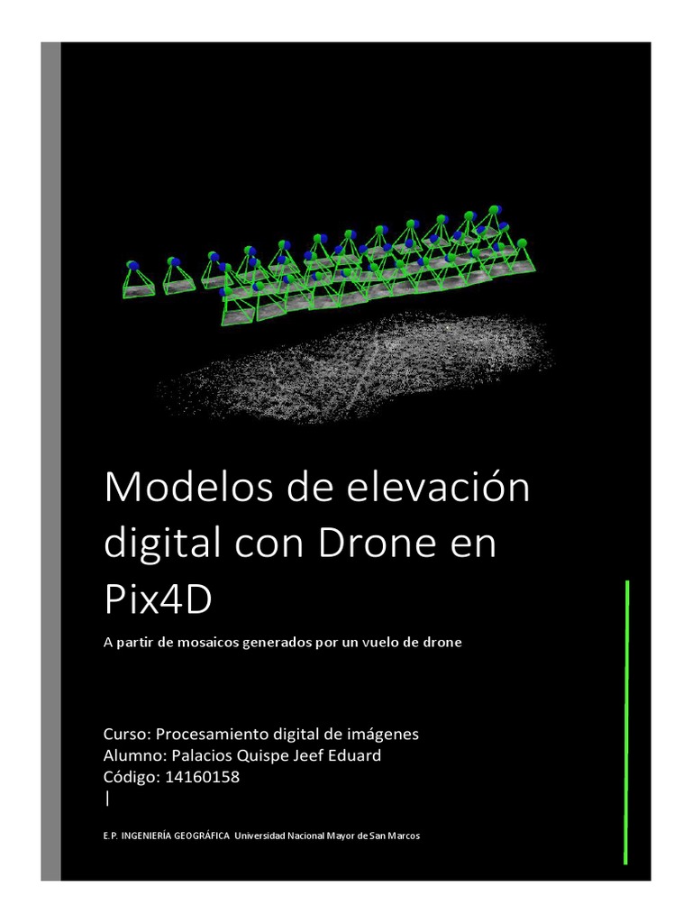 Modelos de Elevacion Digital Con Drone en Pix4D | PDF | Píxel | Color