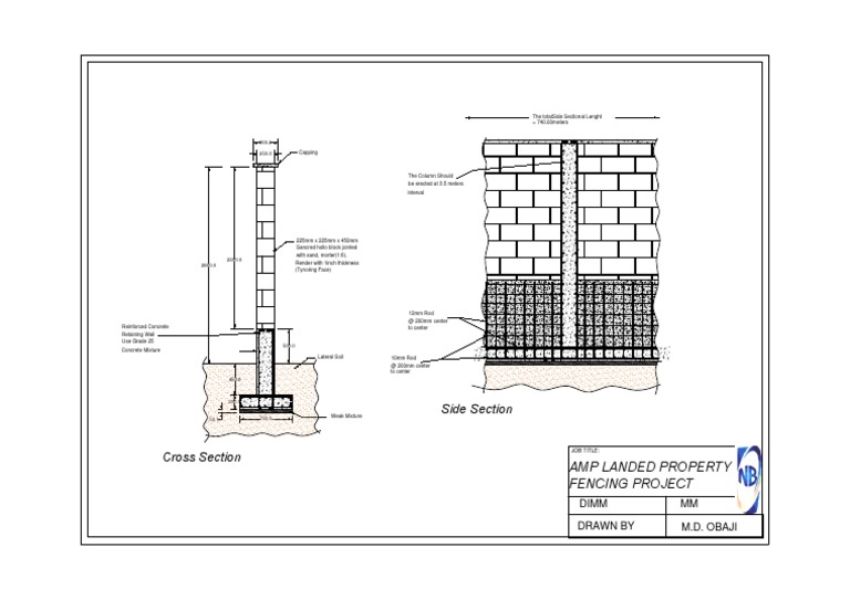 AMP Concrete Fencing Project | PDF | Concrete | Architectural Elements