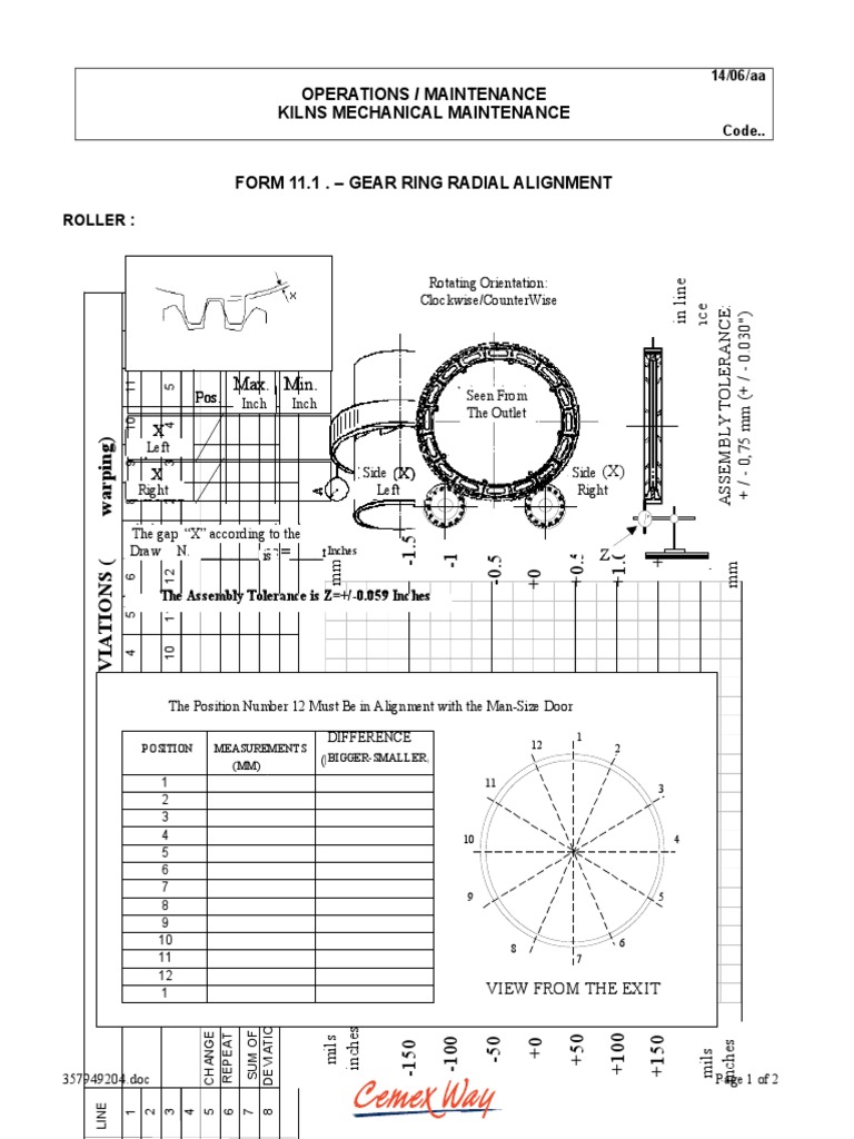 Gear Ring Radial Alignment | PDF | Machines | Mechanical Engineering