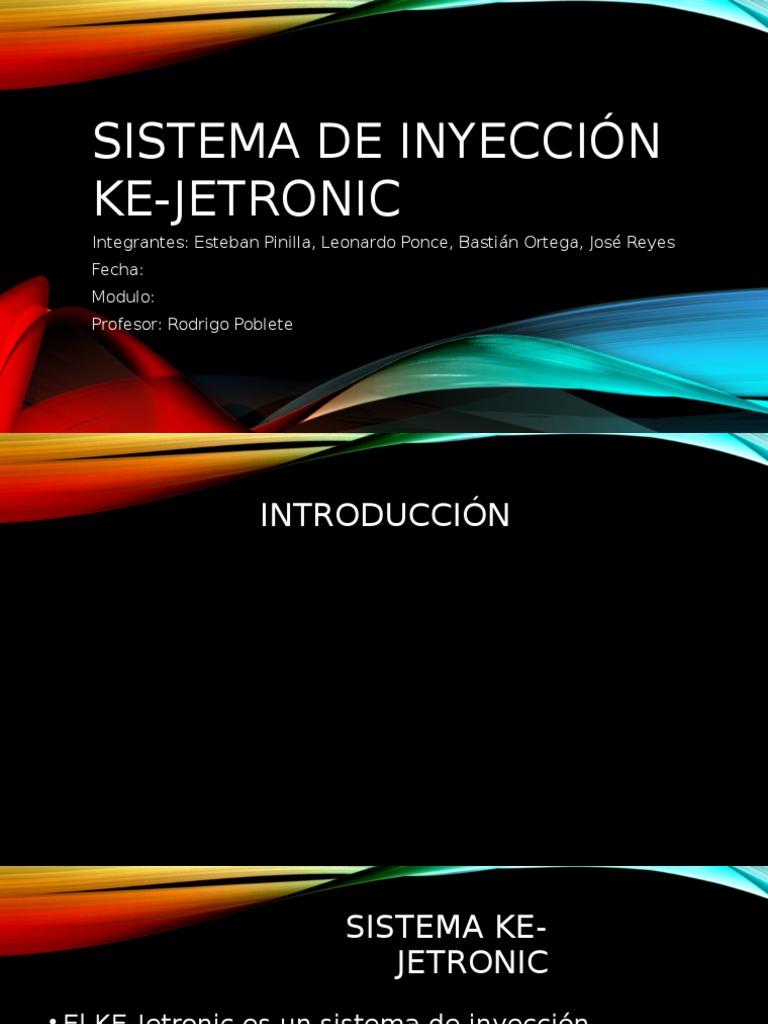 Sistema de inyección KE-Jetronic: componentes clave y diferencias con ...