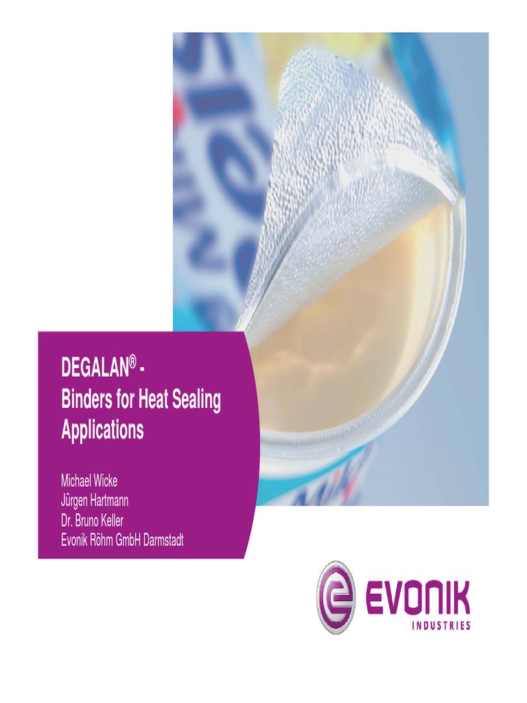 DEGALAN - Binders For Heat Sealing Applications Without Films 2008 12 ...