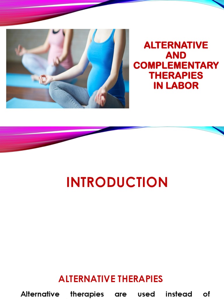 Alternative Therapies in Labour | PDF | Childbirth | Hypnosis