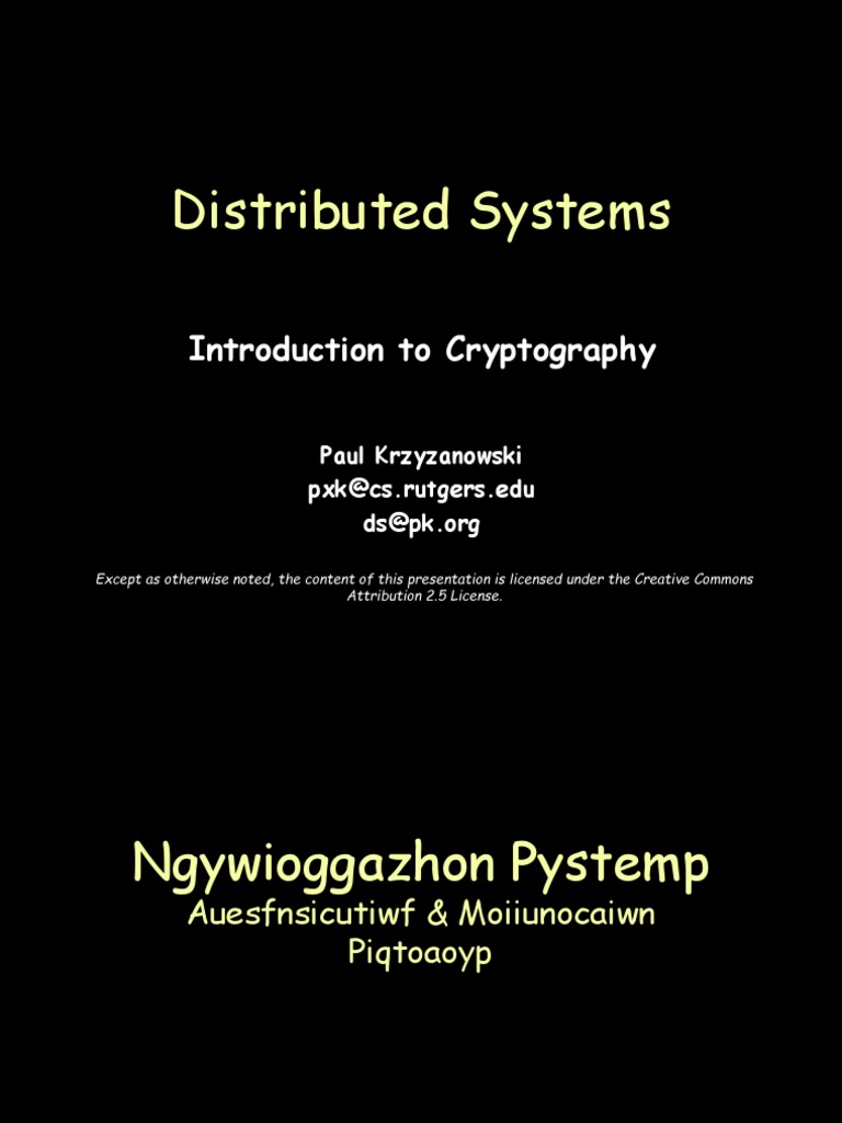14 Cryptography | PDF | Cryptography | Key (Cryptography)
