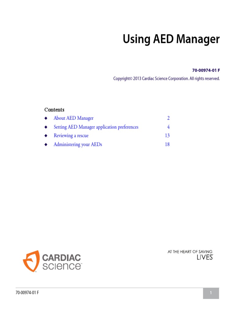 Cardiac Science AED Manager User Guide English | PDF | Usb Flash Drive ...