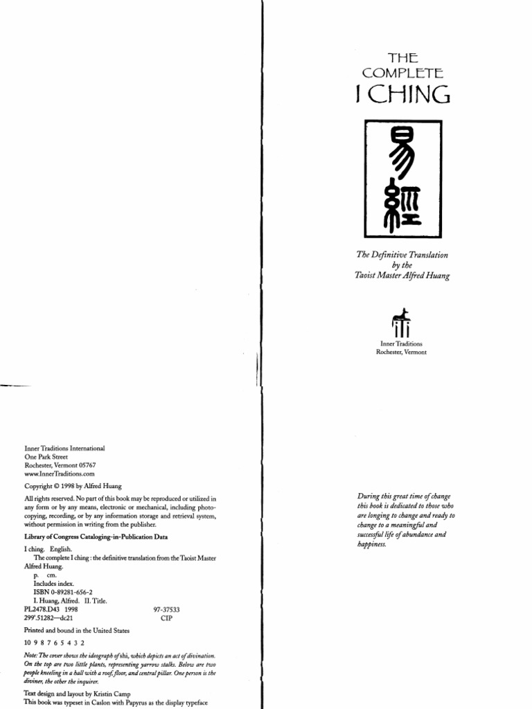 Complete I Ching-Alfred Huang | PDF