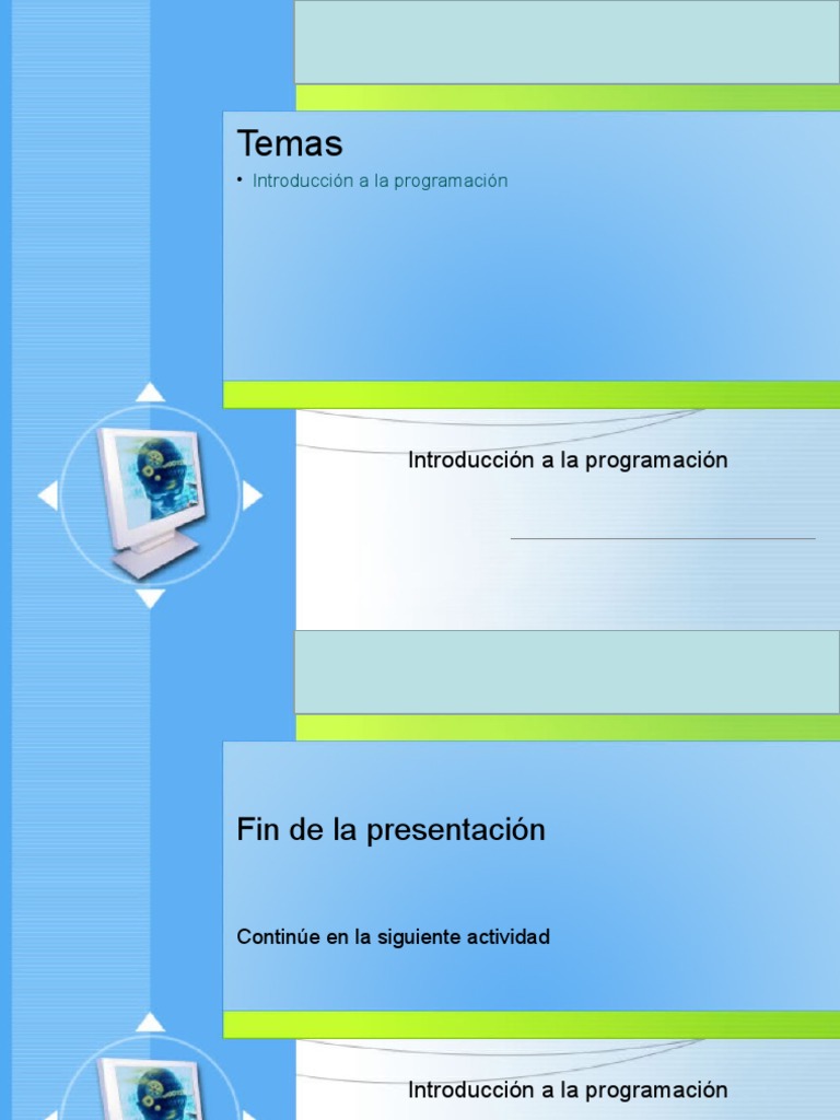 T1-Introduccion - A-La - Programacion | PDF | Programación de computadoras | Programa de computadora