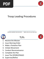 6 - Troop Leading Procedure | PDF | Reconnaissance | Military