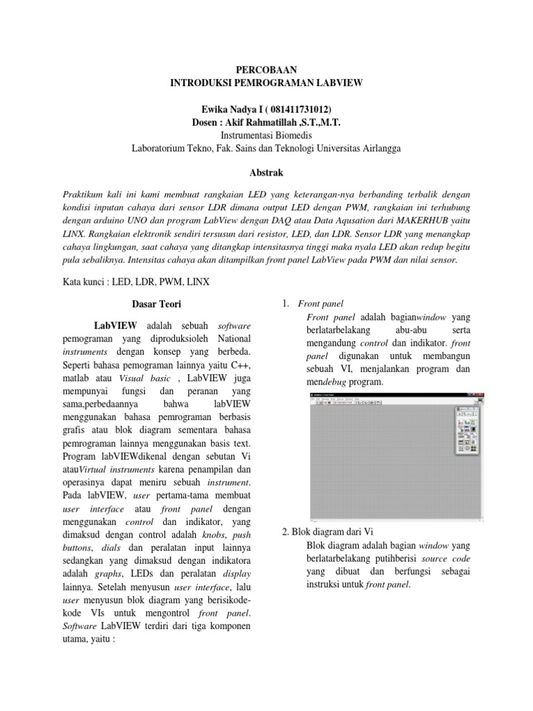 IB Arduino Labview | PDF