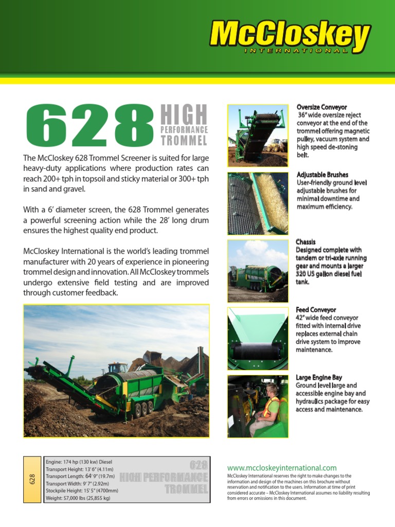 Trommel: Performance | PDF | Engines | Belt (Mechanical)