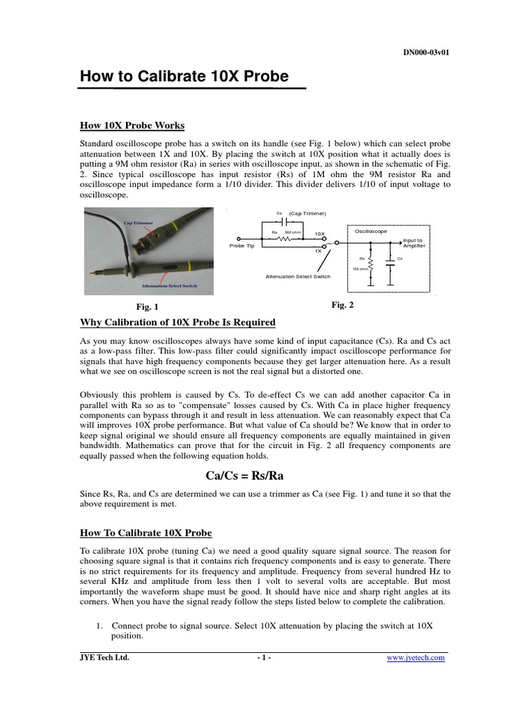 How to Calibrate 10 x Probe | Telecommunications Engineering | Signal ...
