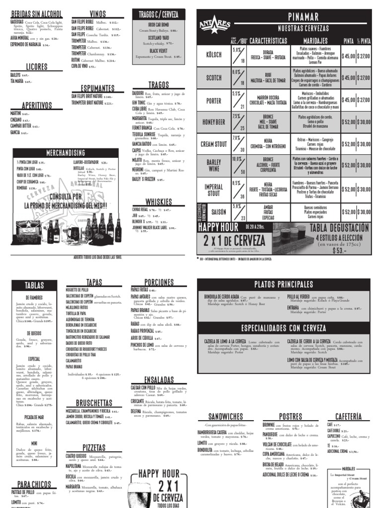 Antares | PDF | Postres | Queso