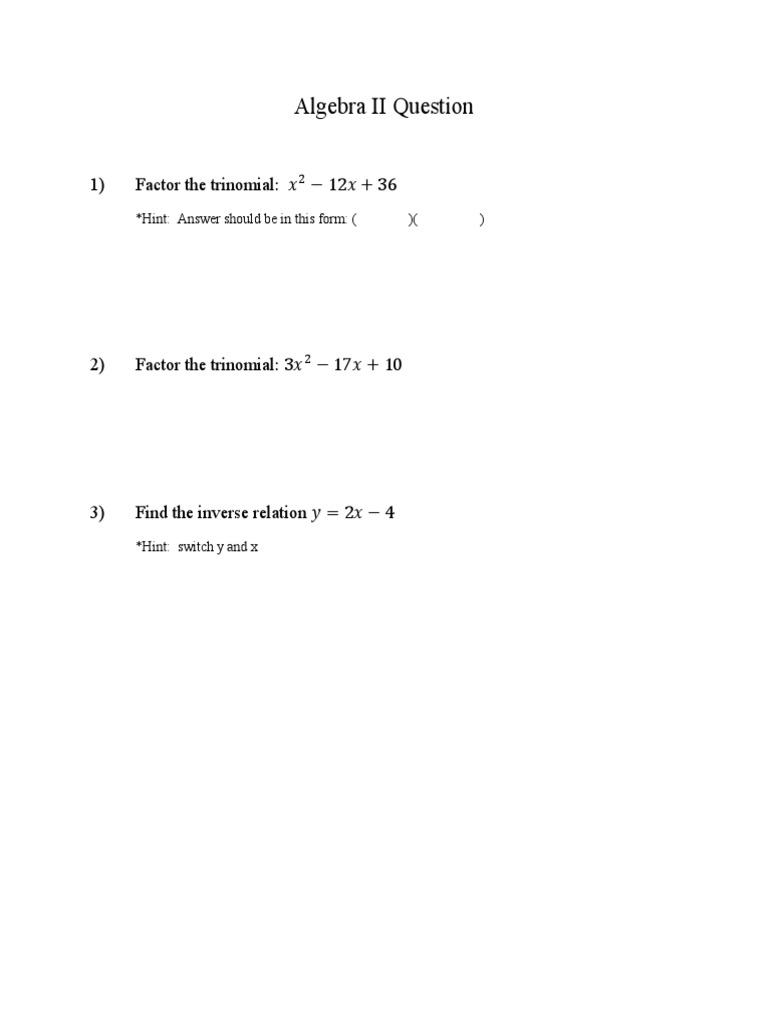 Algebra PDF | PDF