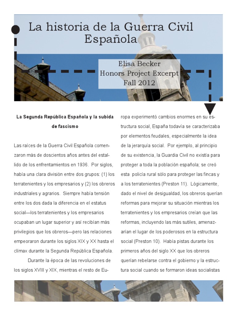 Becker - Historia Guerra Civil PDF | PDF | Política del ala izquierda ...