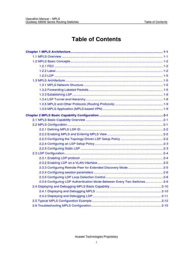 A Comprehensive Guide to MPLS Architecture, Configuration and ...