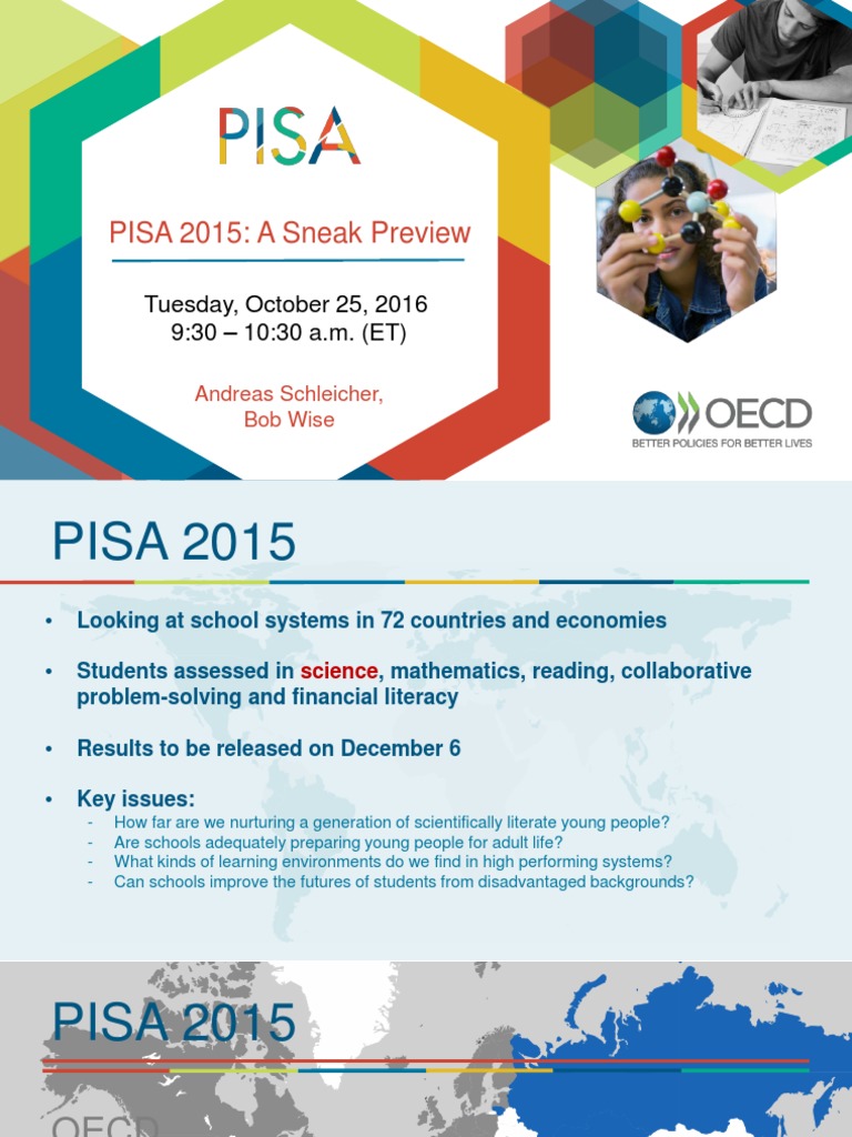Pisa2015 Asneakpreview | PDF | Programme For International Student ...