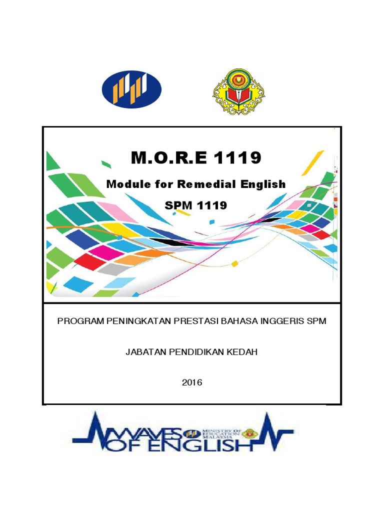 MORE 1119 Module For Remedial English - Kedah | PDF | Cigarette ...