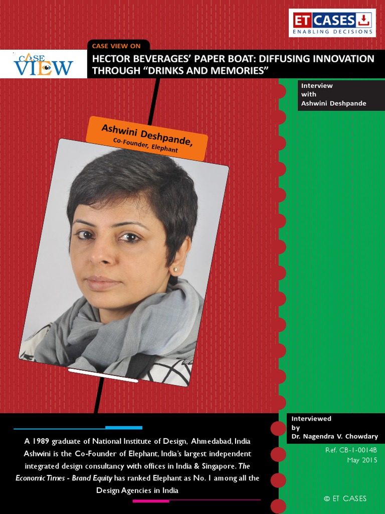 Hector Beverages' Paper Boat: Diffusing Innovation Through "Drinks and ...