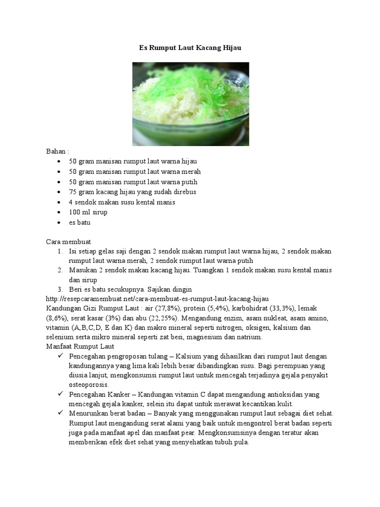 Resep Makanan Fungsional | PDF