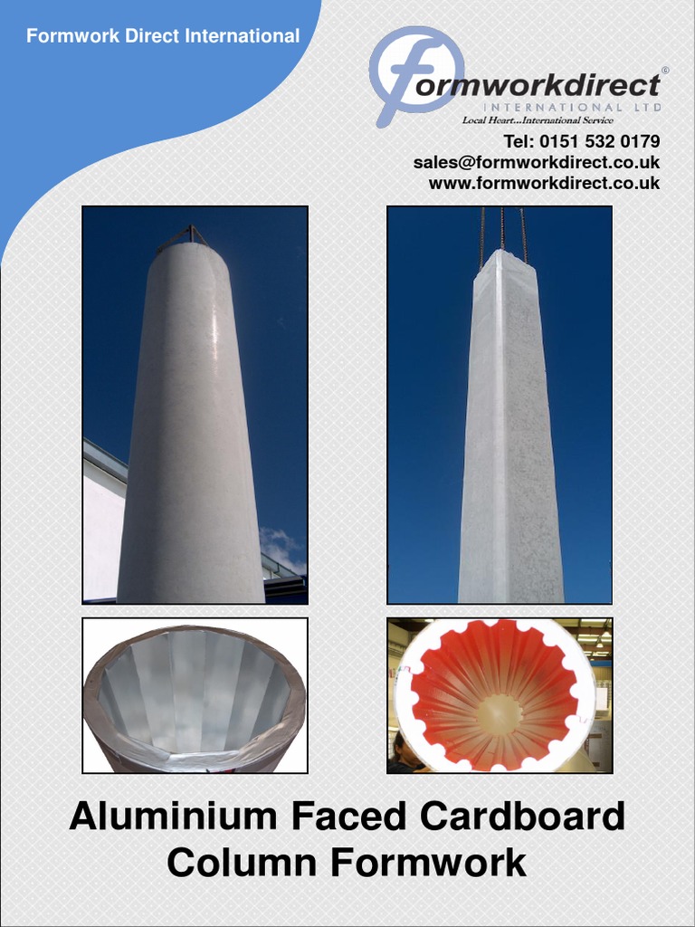 Cardboard Column Formwork Tbt | Column | Manmade Materials