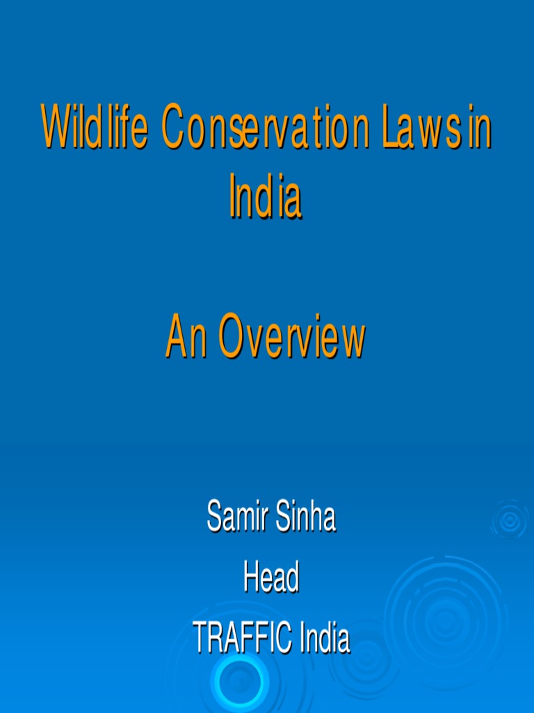 Wildlife Conservation Laws in India An Overview | PDF | Arrest | Bail