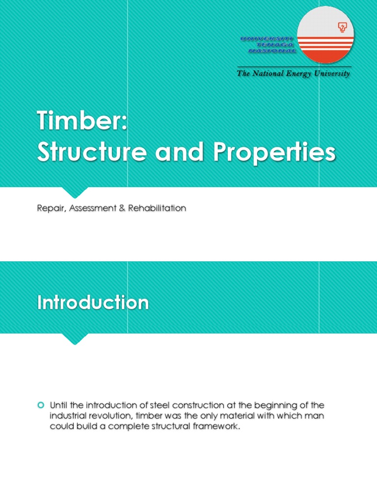Note3 Timber Structure and Properties | PDF | Wood | Lumber