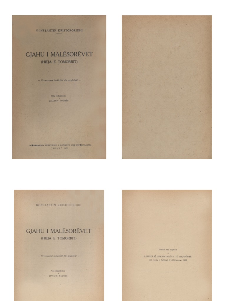 Gjahu I Malësorëve PDF | PDF