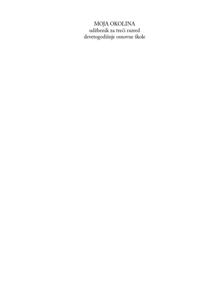 Moja Okolina 3 | PDF