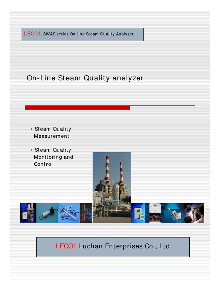 Steam Quality Analyzer | PDF | Ph | Water