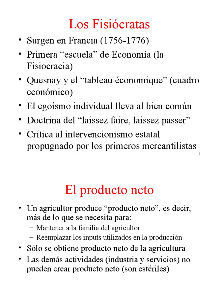2 2+fisiocracia | PDF | Agricultura | Teorías económicas