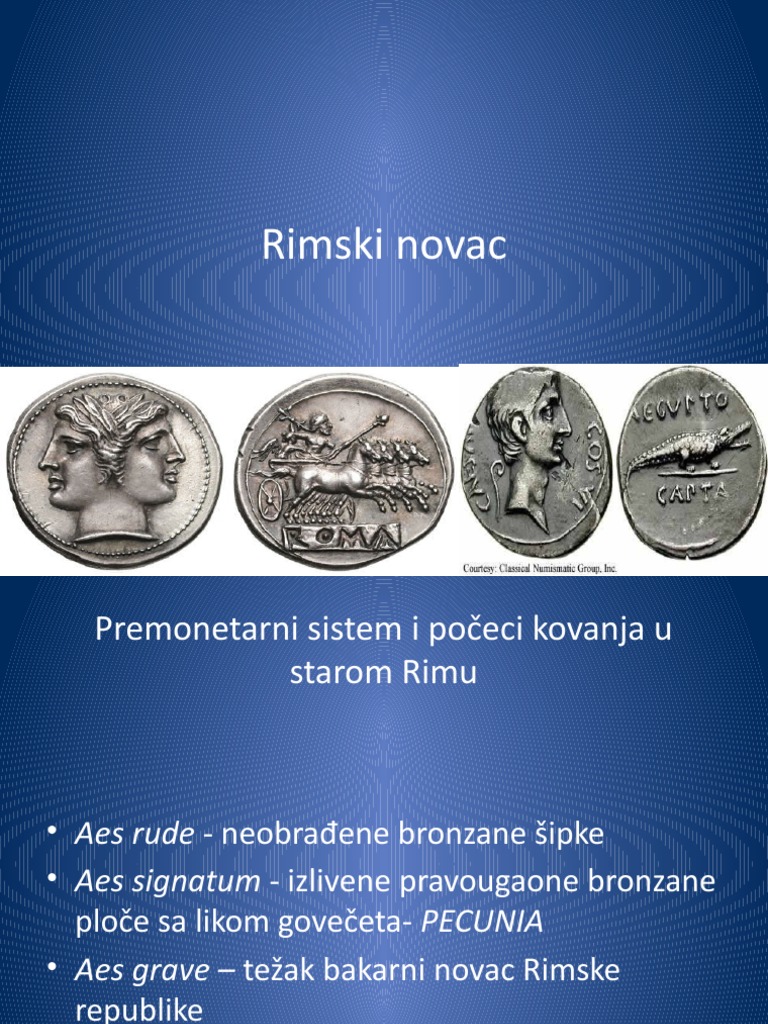 Rimski Novac Prezentacija | PDF