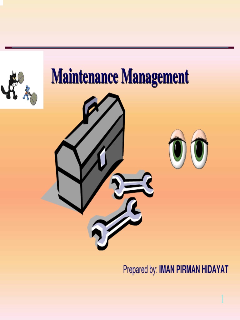Maintenance Management PDF | PDF | Maintenance | Reliability Engineering