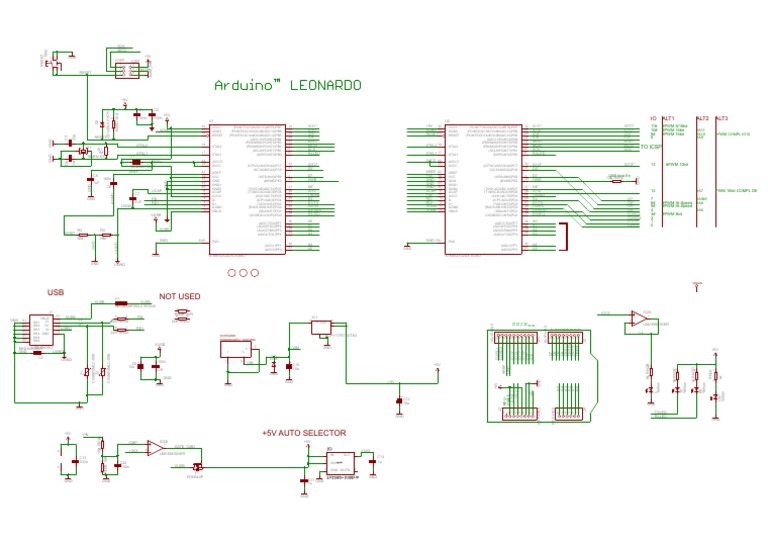 Arduino Leonardo Schematic - 3b PDF | PDF | Chess