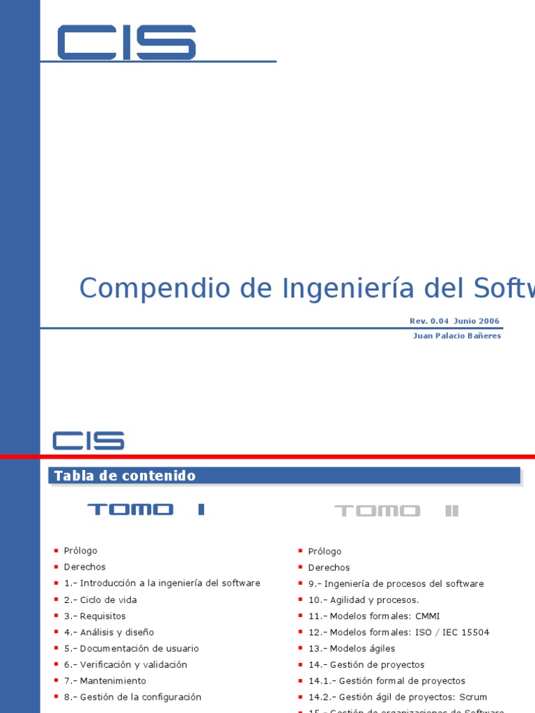Compendio de Ingeniería del Software: Una Visión Práctica y Sinóptica de los Conceptos y Modelos ...