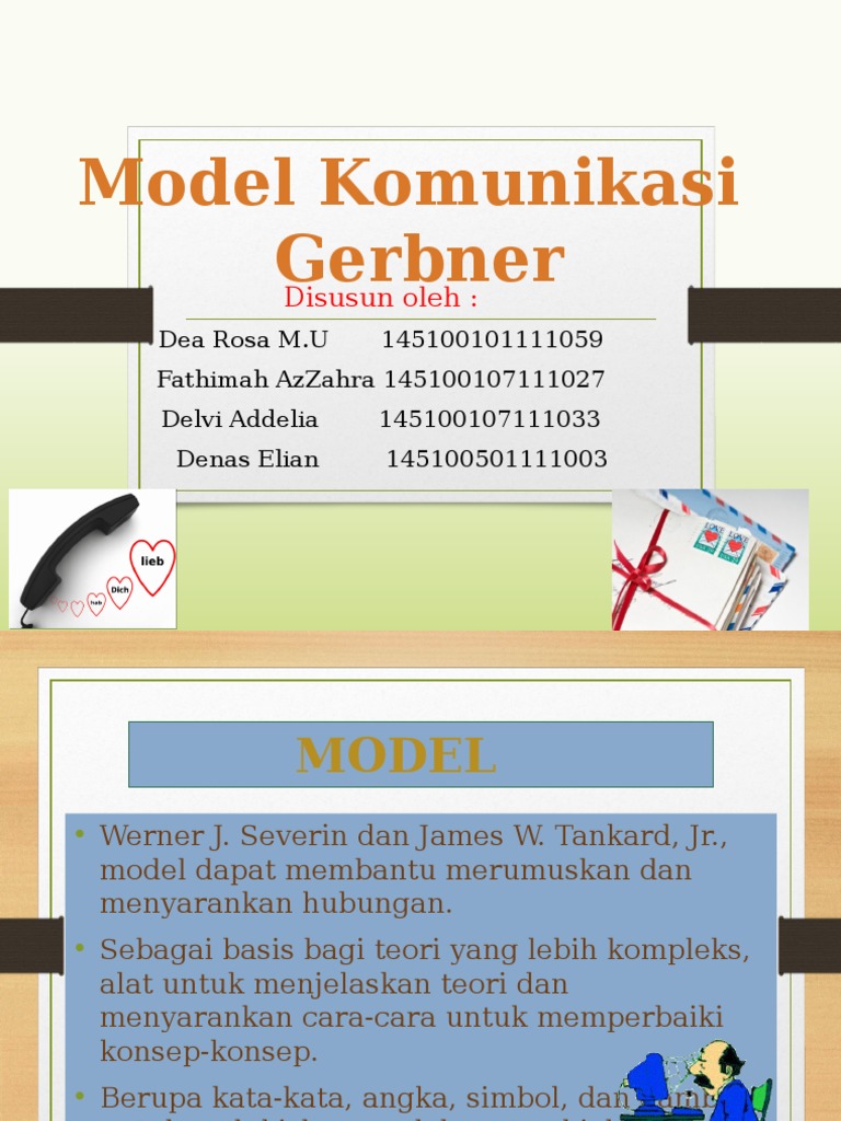 Model Komunikasi Gerbner