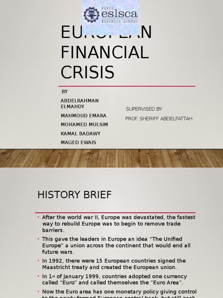 European Financial Crisis | PDF | European Debt Crisis | Eurozone
