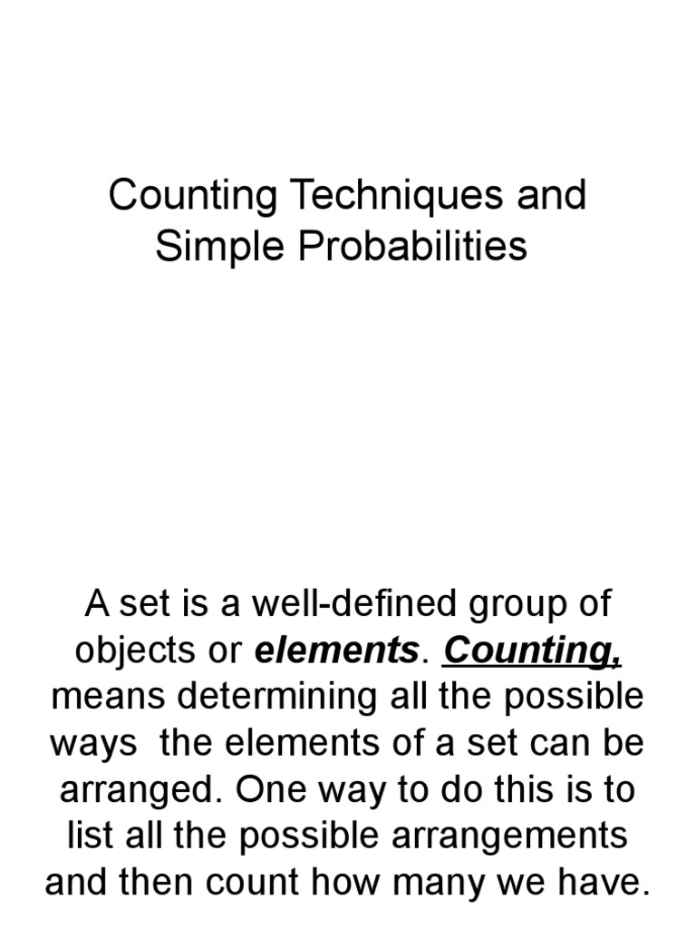 Counting and Probability | PDF | Probability | Dice