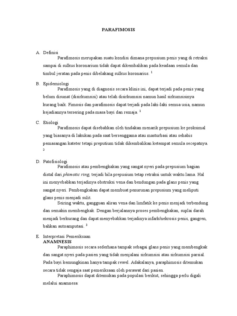 Parafimosis | PDF
