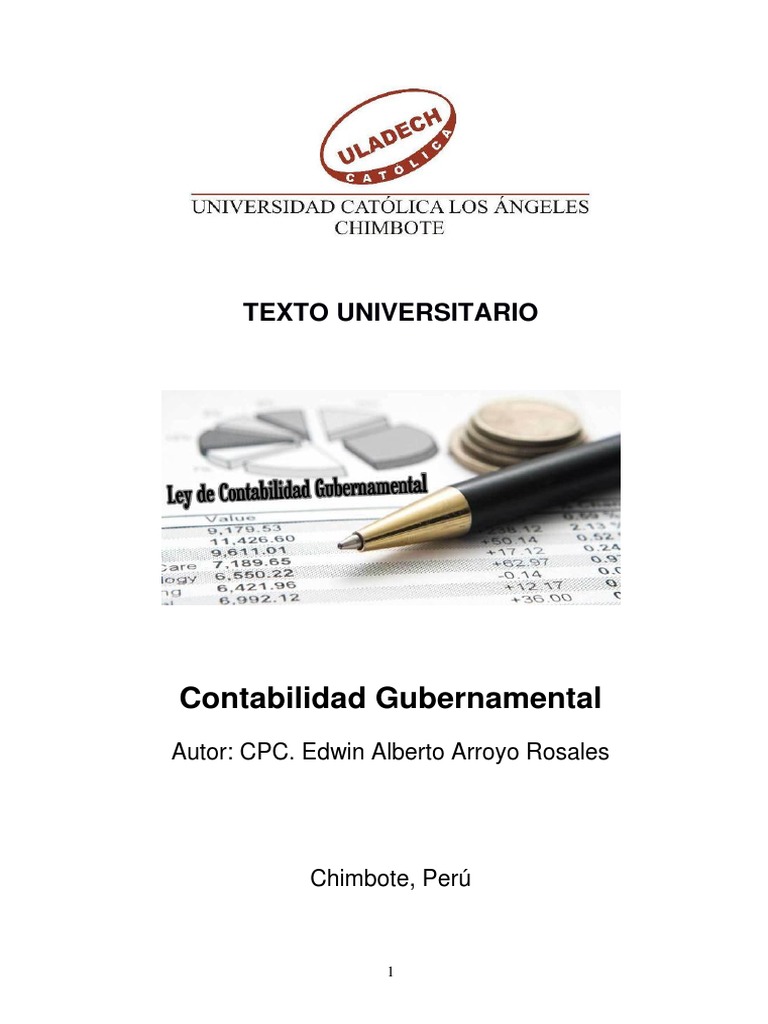 Contabilidad Gubernamental en El Perú | PDF | Los bosques | Presupuesto