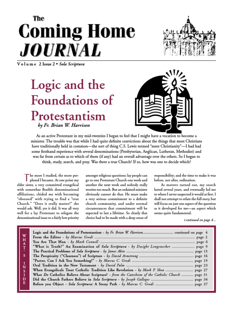 Sola Scriptura | PDF | Sola Scriptura | Revelation