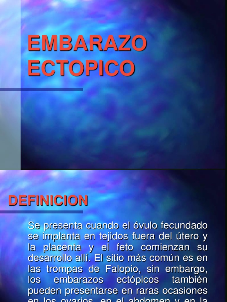 Embarazo Ectopico I | PDF | Útero | El embarazo
