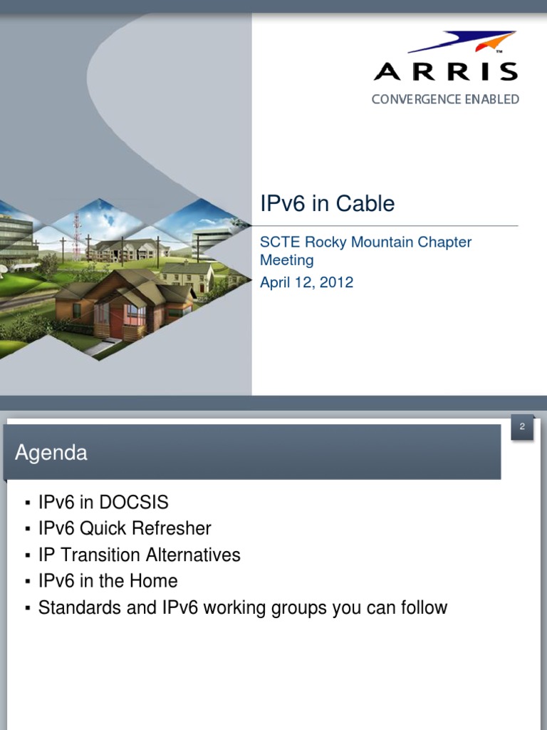 IPv6 in Cable-V2 | PDF | I Pv6 | Data Transmission
