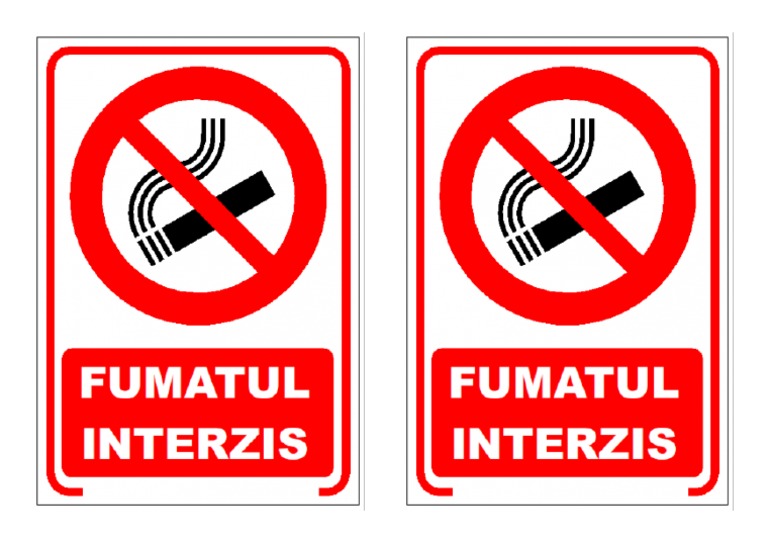 Fumatul Interzis | PDF