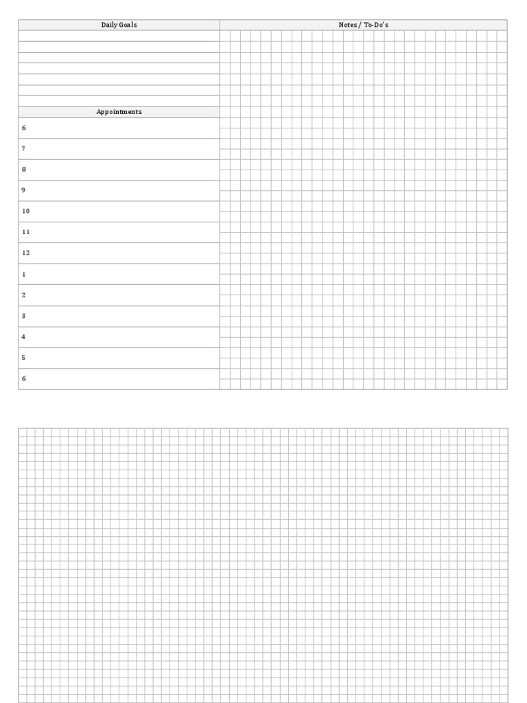 Letter ApptGrid LandscapeTest | PDF