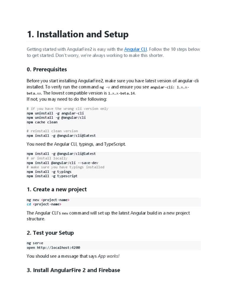 AngularFire2 - For Angular 4 | PDF | Information Retrieval | Facebook