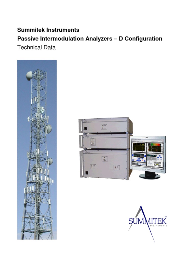 Technical PIM | PDF | Amplifier | Telecommunications Engineering